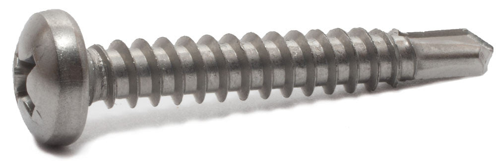 10-16 x 2 Phil Pan Self Drill Screw 410 SS – FMW Fasteners
