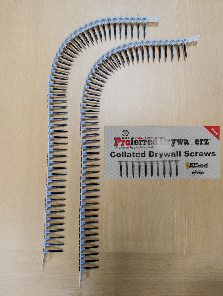 #6 x 1 5/8 Proferred Phillips Bugle Head Collated Fine Thread Drywall ...