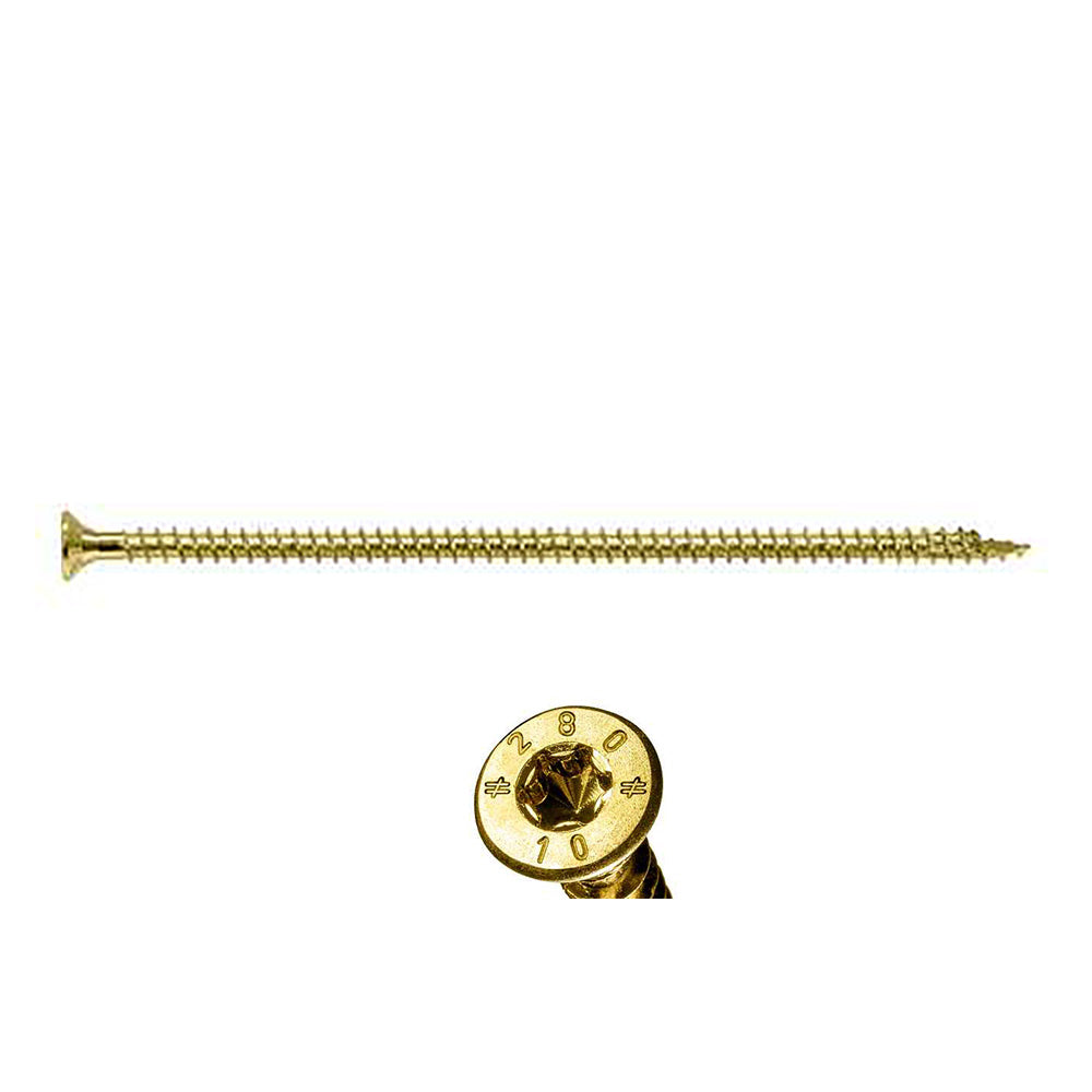 0.59 x 5 1/2 - Strong-Drive® SDCF TIMBER-CF Screw Yellow Zinc Coated T ...