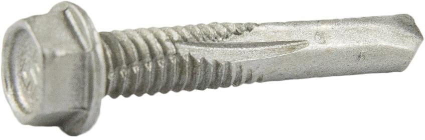 14-20 x 5 Hex Washer Head Self Drilling Screw TEK 5 Strong-Shield Coat ...