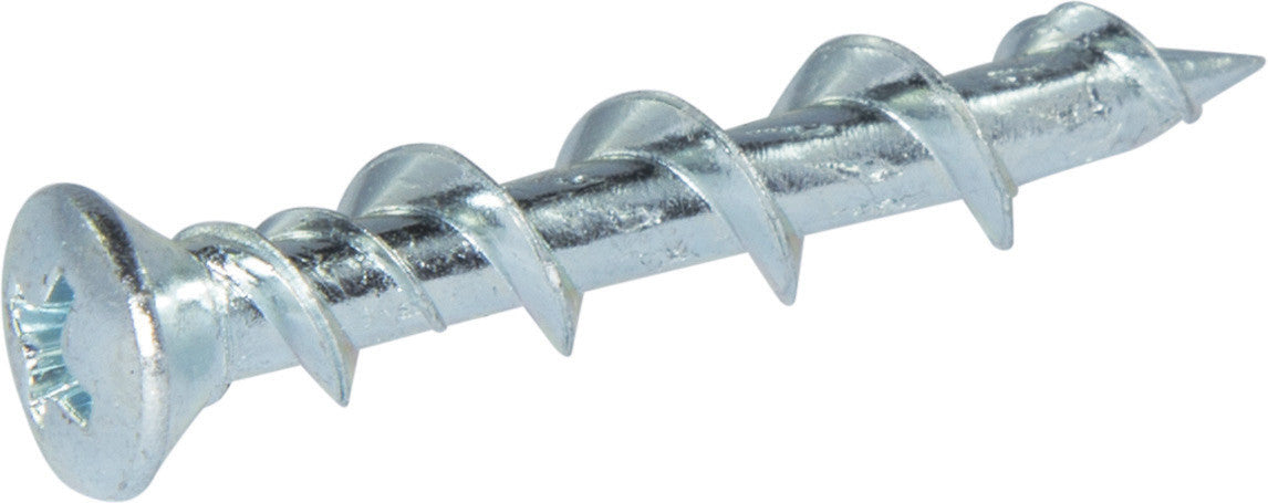 1/4 x 1 1/4 Phillips Oval Wall-Dog™ Light Duty Anchors Zinc Plated - B ...