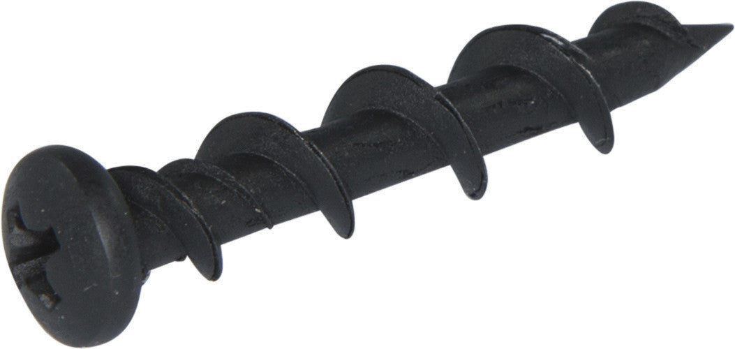 1/4 x 1 1/4 Phillips Pan Wall-Dog™ Light Duty Anchors Black - Carton ...