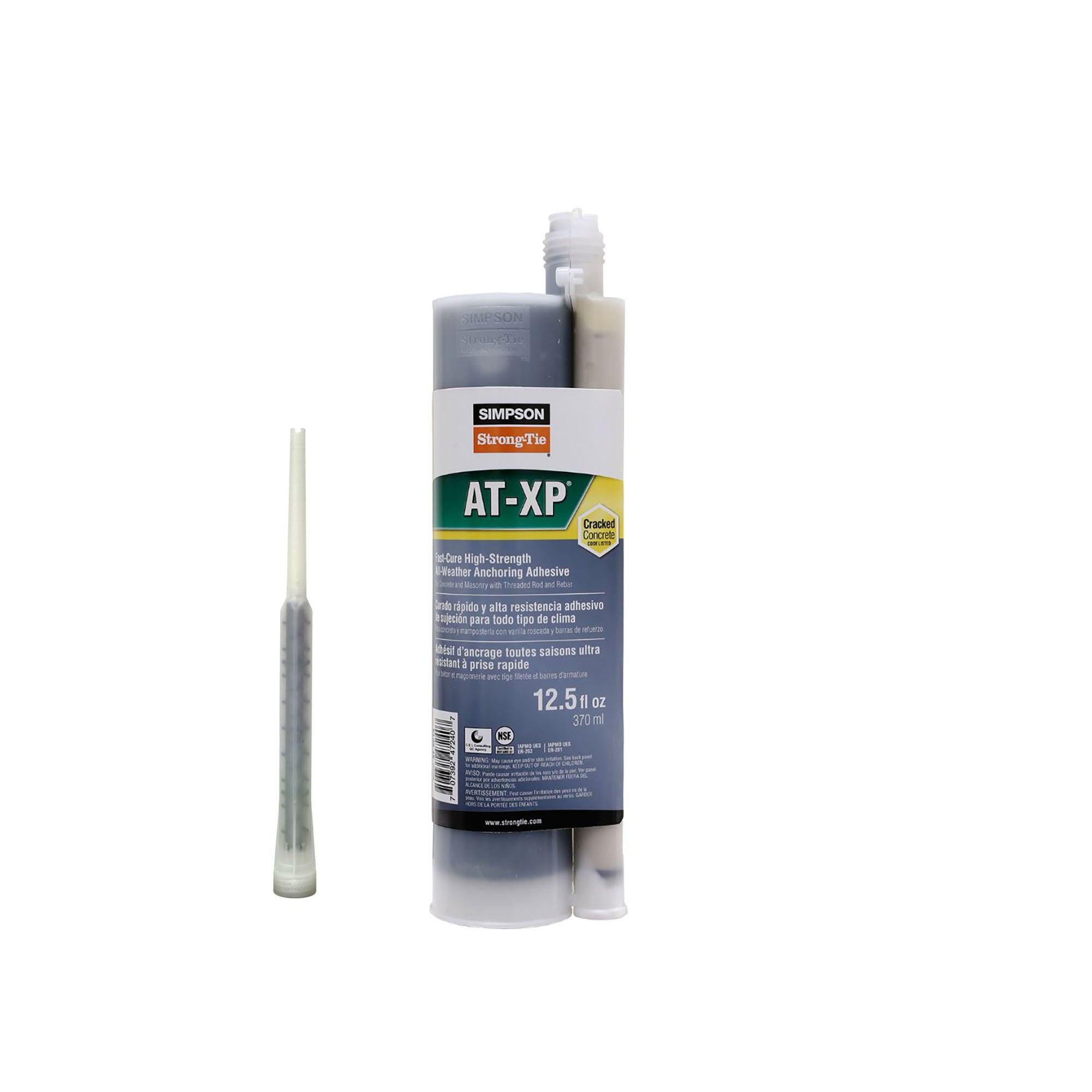 Simpson AT-XP® High-Strength Acrylic Adhesive with AMN19Q Adhesive Mix ...