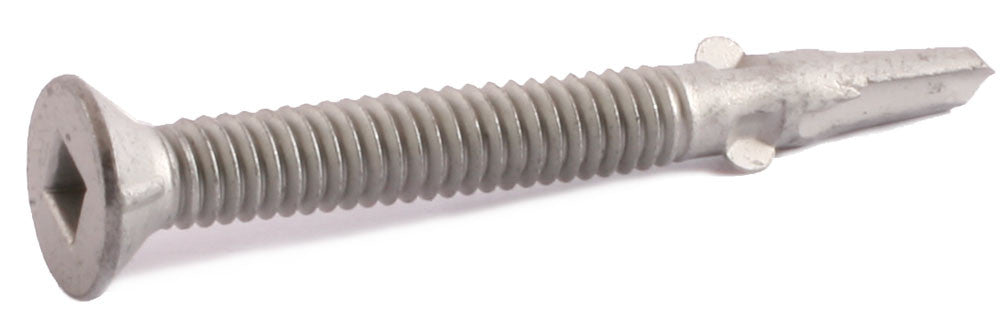 12 x 2 Simpson Flat-Head Self-Drilling Screw w/ Wings - Square Drive 4 ...