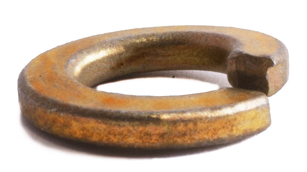 3/8 Grade 8 Split Lockwasher Yellow Zinc Plated – FMW Fasteners