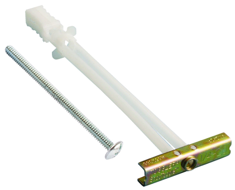 3/16-24 SNAPTOGGLE H-Duty Bolt Zinc & Screw Combo (2) – FMW Fasteners