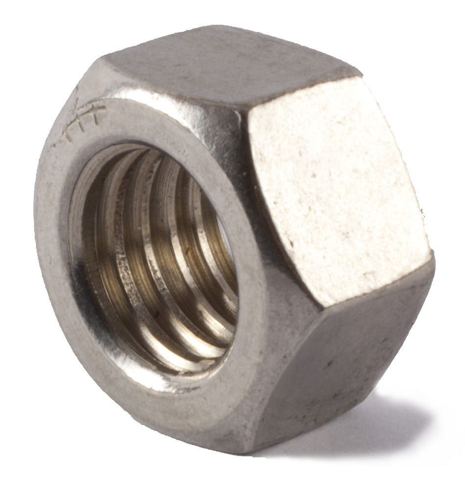 M6-1.00 Finished Hex Nut DIN 934 A2 (18-8) Stainless Steel - Metric ...