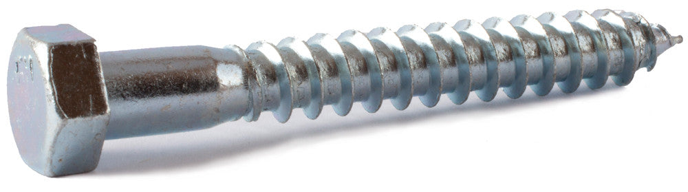 1/2 x 12 Hex Lag Screw Zinc Plated – FMW Fasteners