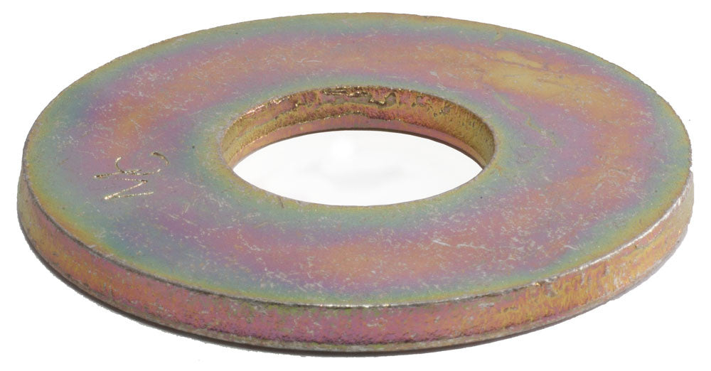 7/16 Grade 8 USS Flat Washer Yellow Zinc Plated – FMW Fasteners